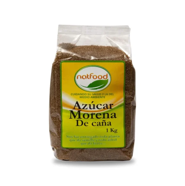 Azúcar Morena de Caña de 1Kg - Natfood Chile